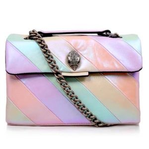 Kurt Geiger | Bags | Kurt Geiger Pastel Iridescent Rainbow Kensington ...